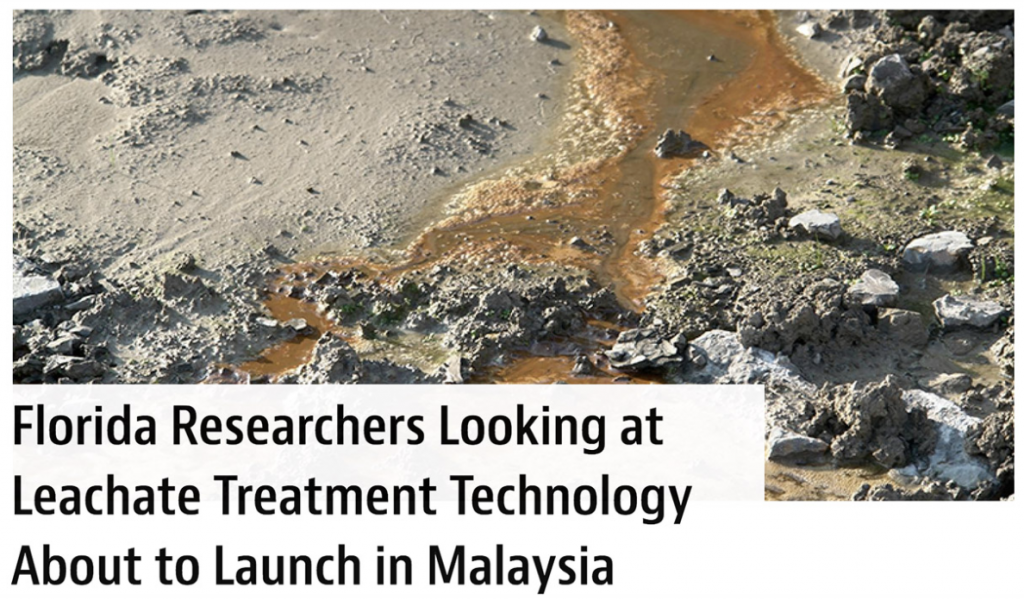 Florida Researchers Looking at Leachate Treatment Technology About to ...